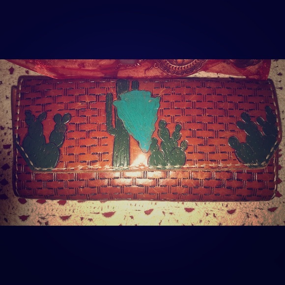 Bags | Custom Made And Painted Wallet | Poshmark